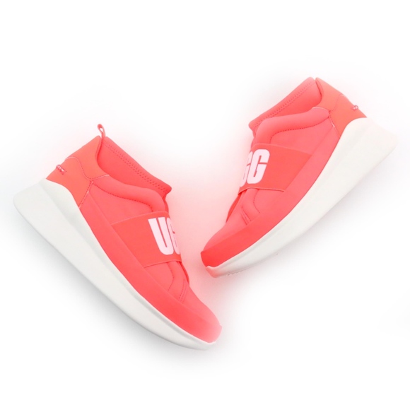 UGG | Shoes | Ugg Neutra Neon Coral Platform Sneakers | Poshmark